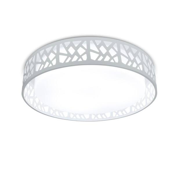 Have a question about Depuley 35-Watt 18.5 in. Modern White Ceiling ...