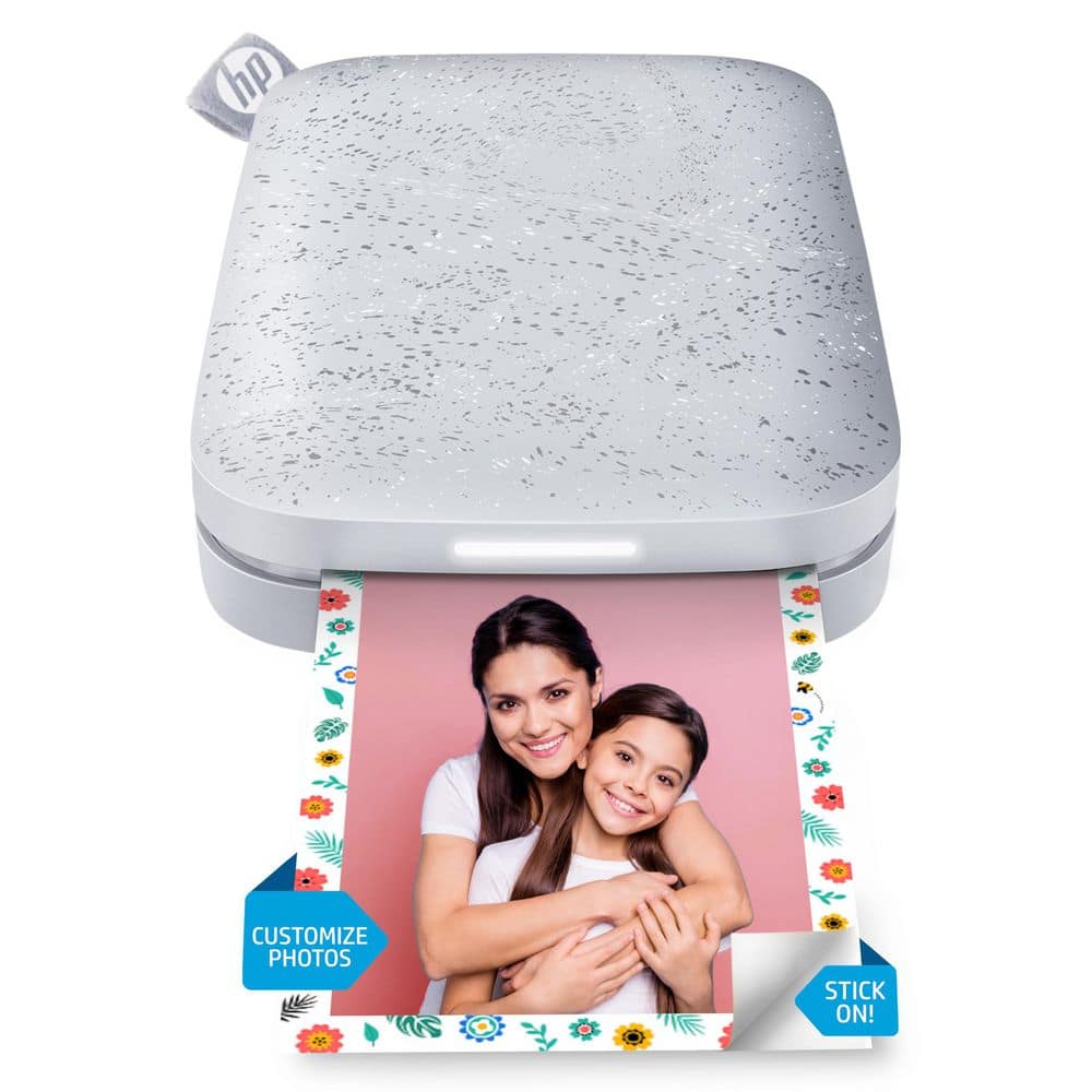 HP Sprocket Portable 2x3" Instant Photo Printer (Luna Pearl) HPISPW ...