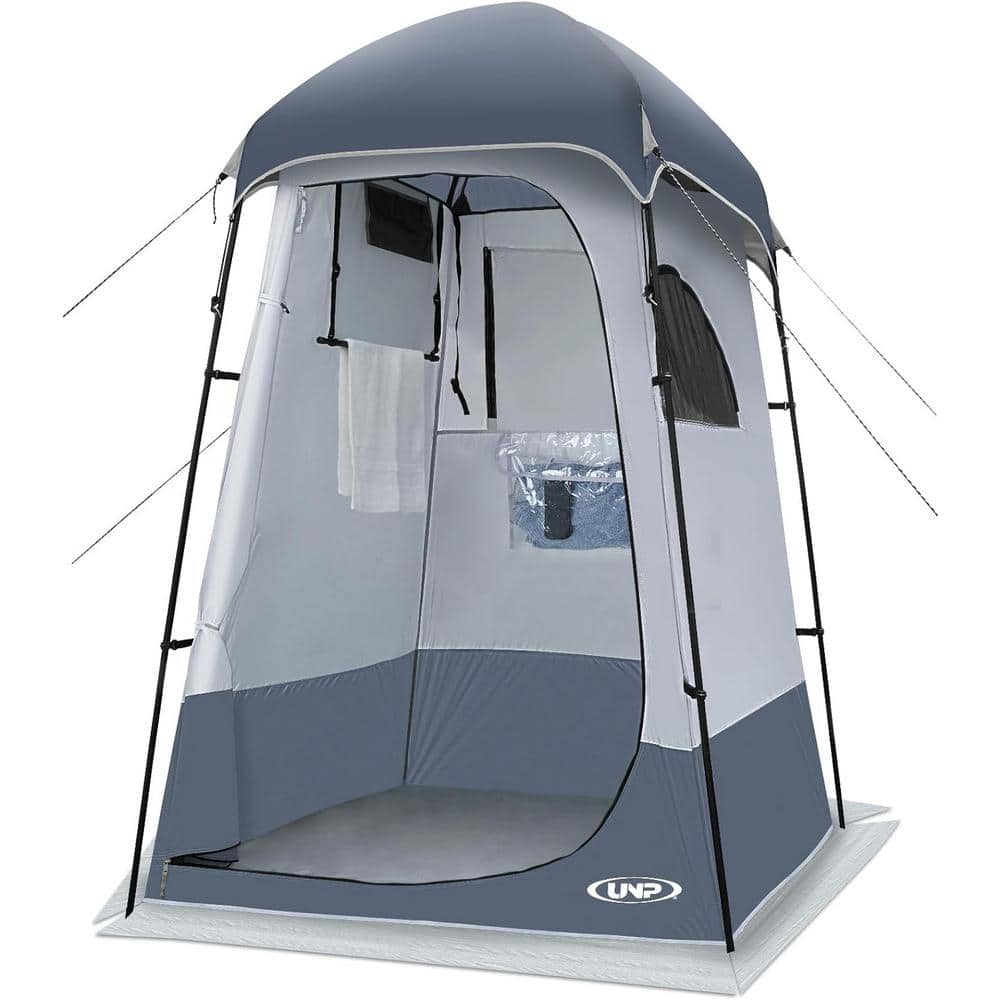 Gray Shower Tent, Outdoor Camping Privacy Shelter-Dressing Changing ...