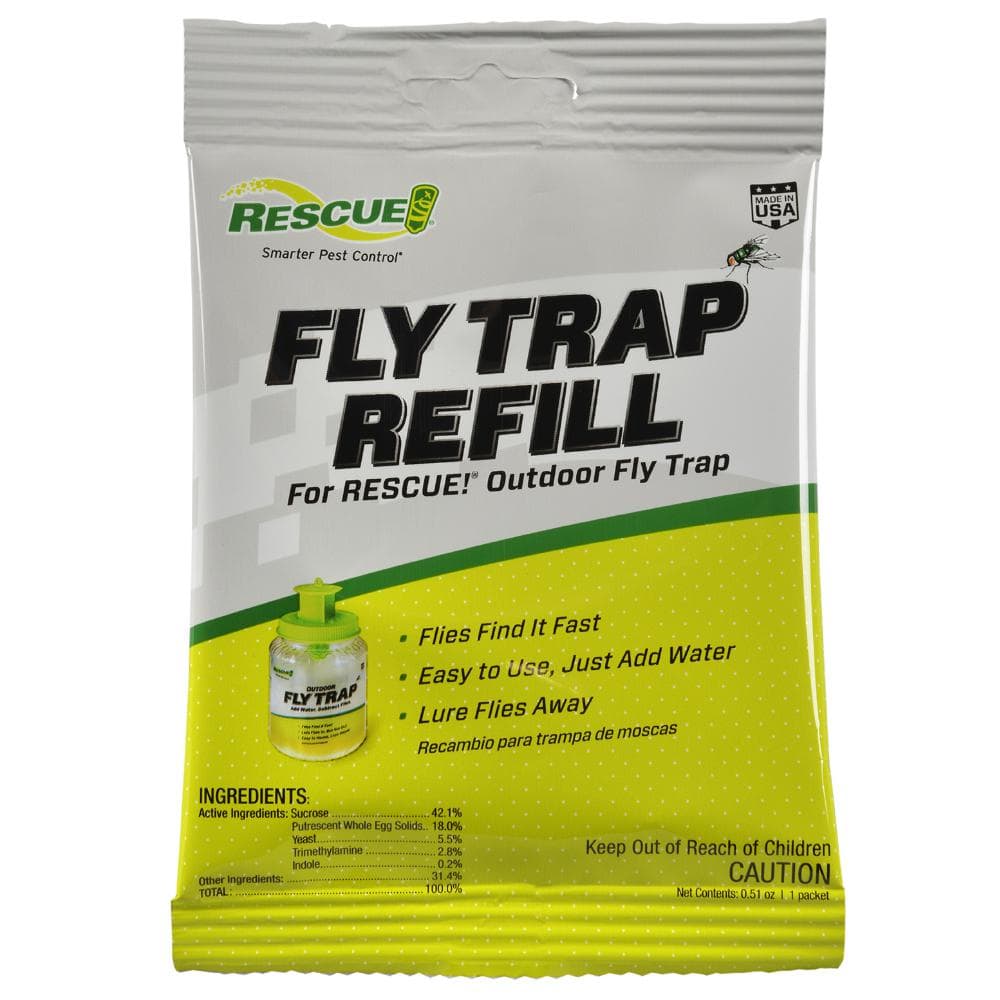 RESCUE Outdoor Fly Trap Canister Refill 100505014 - The Home Depot