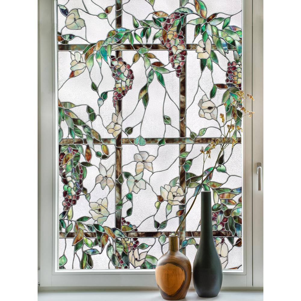 Artscape Lattice 24 in. x 36 in. Window Film 02-3737 - The Home Depot