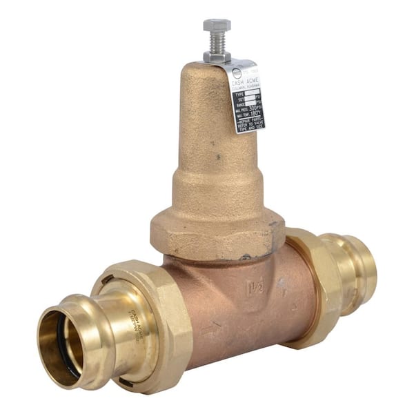 Cash Acme 1-1/2 in. Copper Press EB45 Pressure Regulating Valve Poly ...