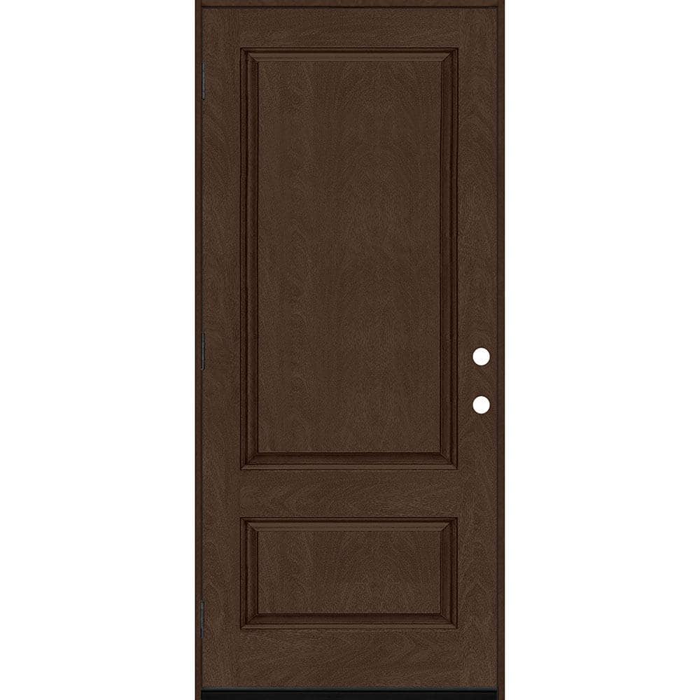 Steves & Sons Regency 36 in. x 80 in. 2 Panel 3/4-Squaretop RHOS ...