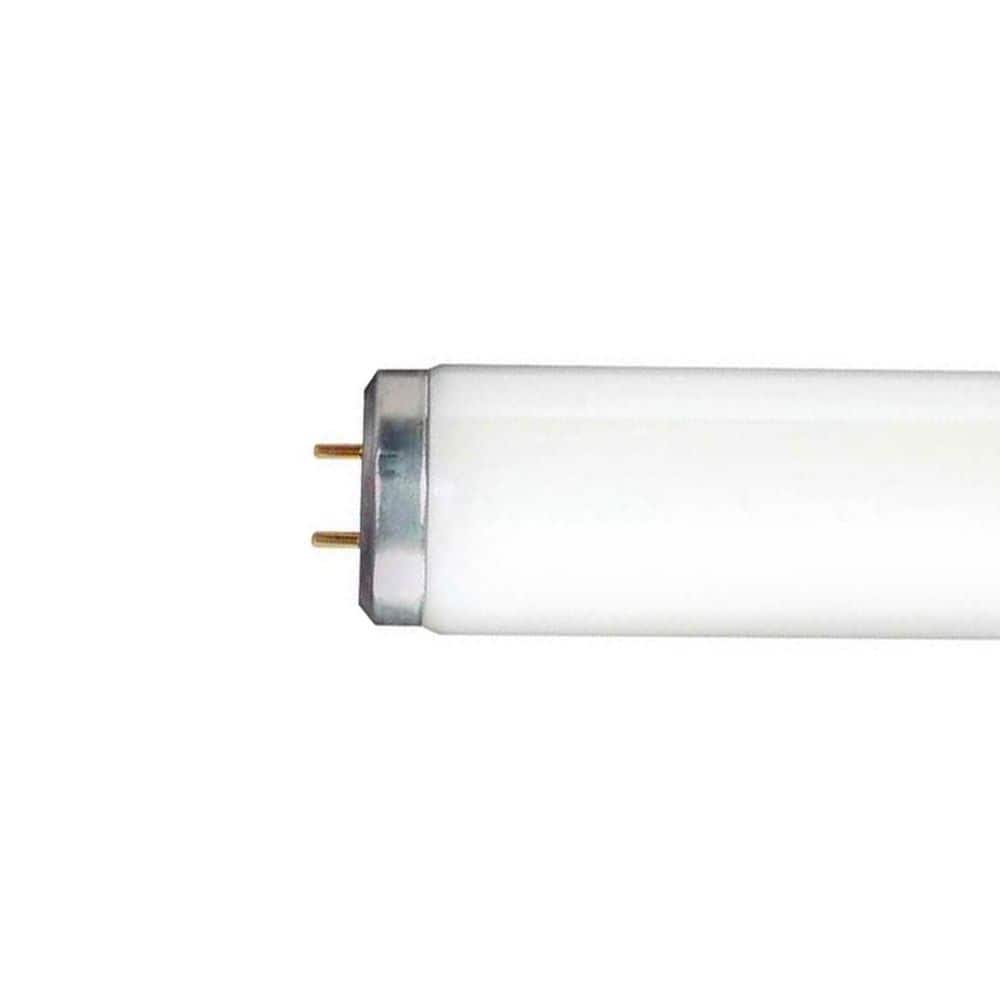 GE 40-Watt Fluorescent 48 in. T12 Plant and Aquarium Linear Tube Soft ...