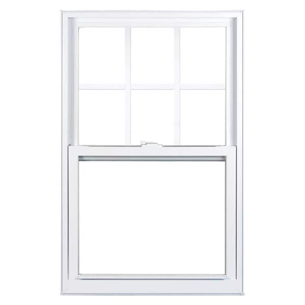 American Craftsman 35.75 in. x 60 in. 50 Series Egress White Low-E ...