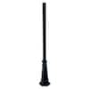 Acclaim Lighting Surface Mounted Posts 6 ft. Matte Black Fluted Outdoor ...