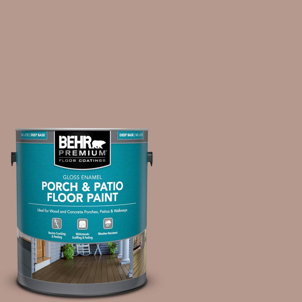 BEHR PREMIUM 1 gal. #N160-4 Sonora Rose Gloss Enamel Interior/Exterior ...
