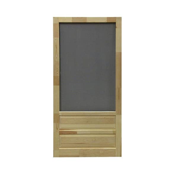 Reviews for Screen Tight 36 in. x 80 in. Hampton Wood Unfinished Screen ...