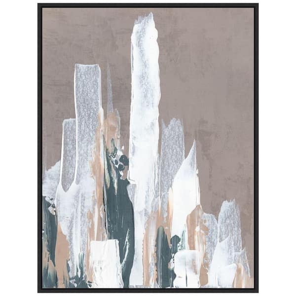 Amanti Art "Shape of Form II" by JL Design 1 Piece Floater Frame Canvas ...