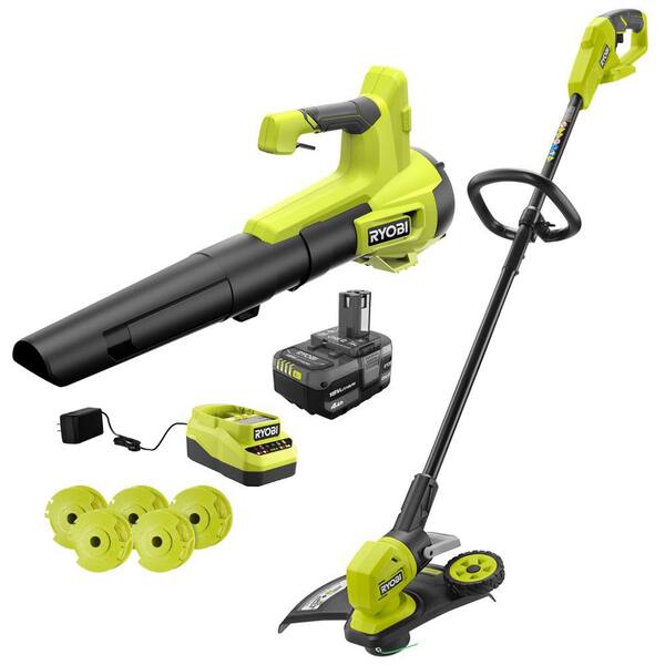 Reviews for RYOBI ONE+ 18V Cordless Battery String Trimmer/Edger, Jet ...
