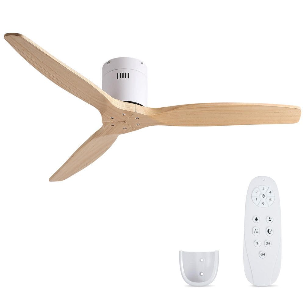 Reviews for YUHAO Epoch 52 inches Indoor Low Profile White Ceiling Fan ...