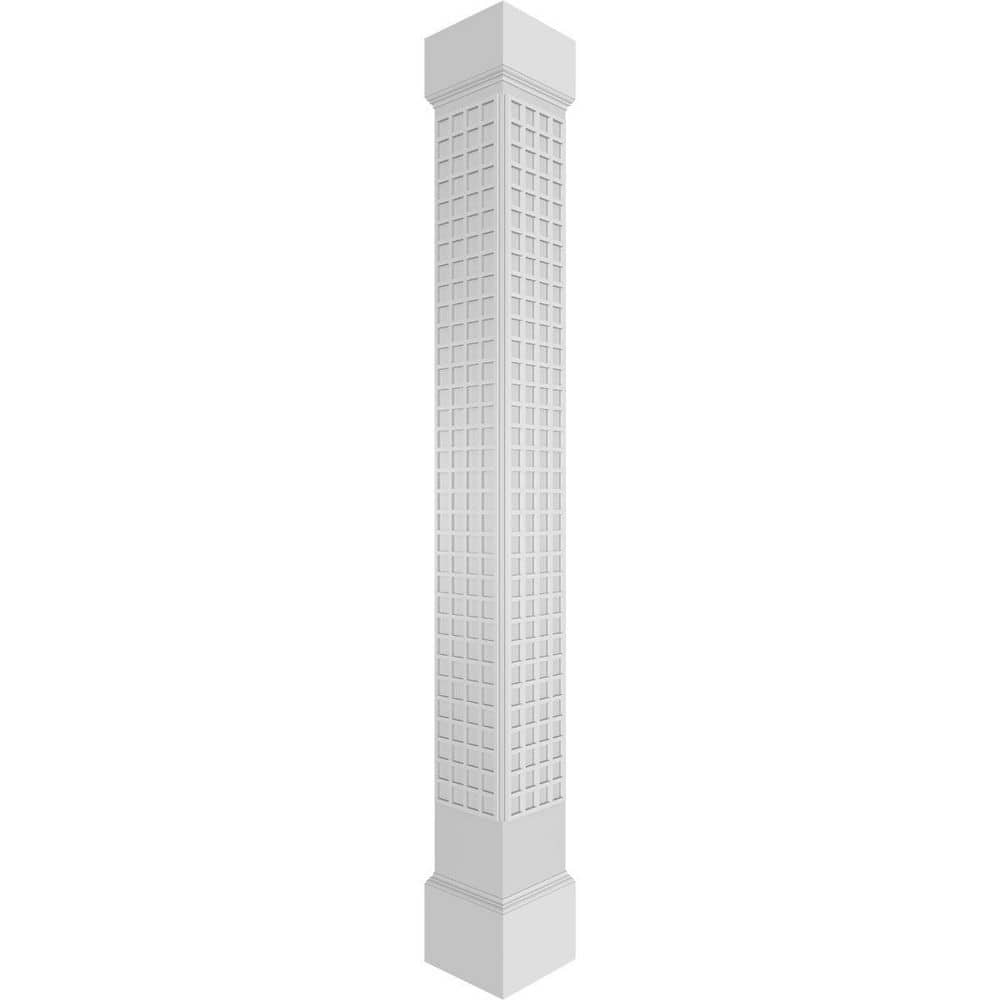 Ekena Millwork 7-5/8 in. x 8 ft. Premium Square Non-Tapered Manchester ...