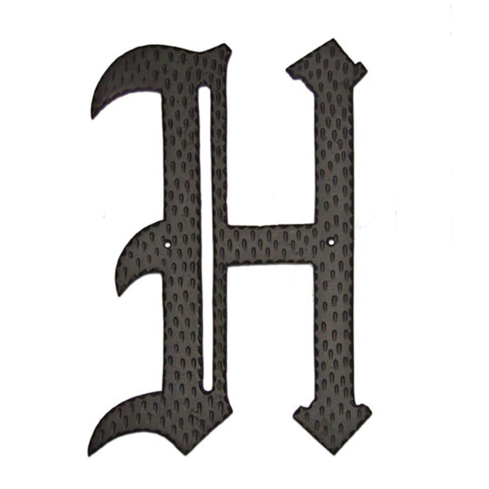 Montague Metal Products 24 in. Home Accent Monogram H HAM-24-H - The ...
