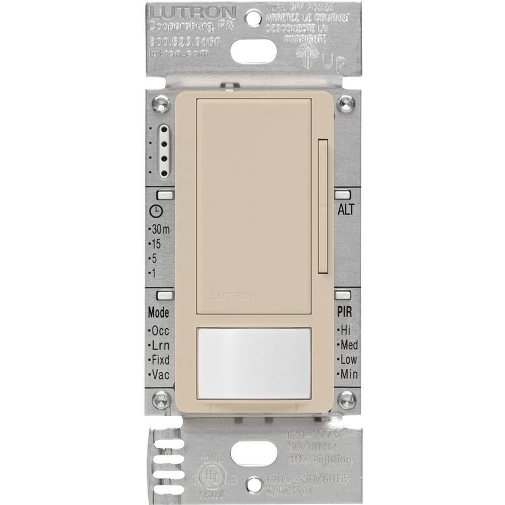 Lutron Maestro 0-10 Volt Dimmer Sensor Switch, 8A/120-277 Volt, Single ...