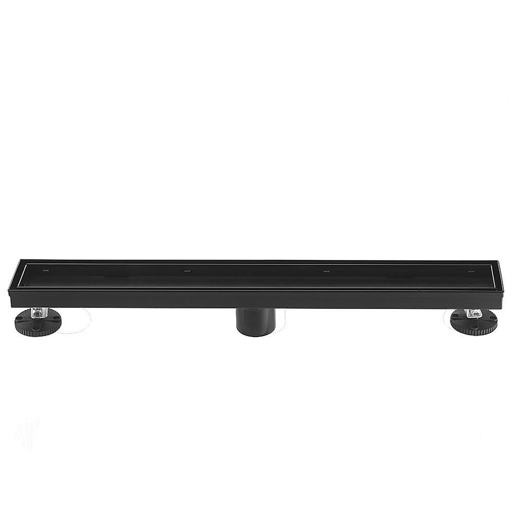 Elegante Drain Collection 32 in. Linear Stainless Steel Shower Drain ...