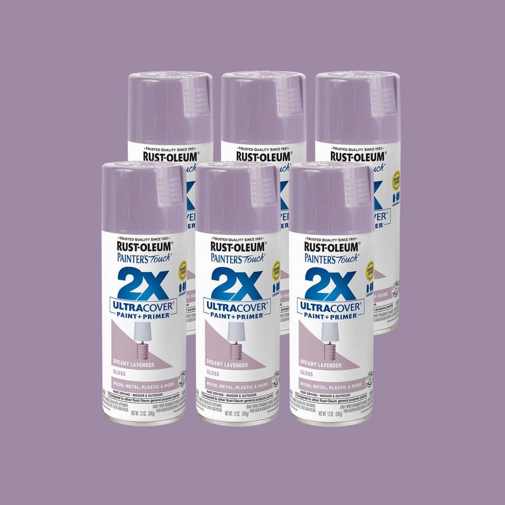 Rust-Oleum Painter's Touch 2X 12 oz. Gloss Dreamy Lavender General ...