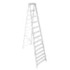 Werner 14 ft. Aluminum Step Ladder with 300 lb. Load Capacity Type IA ...