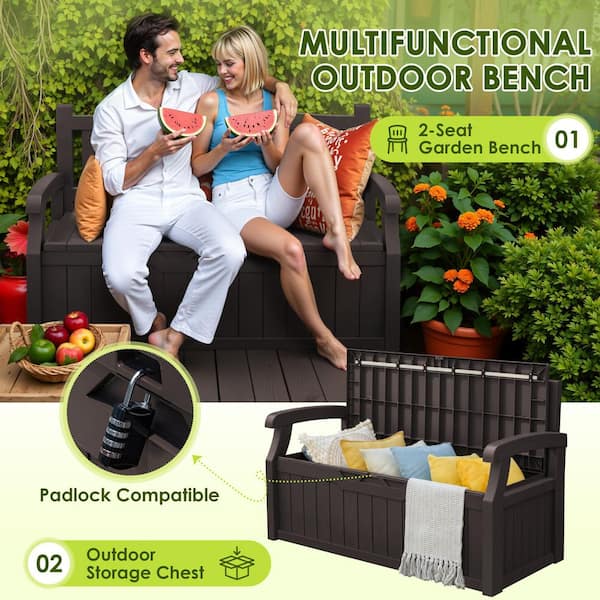 Small Outdoor Storage Bench