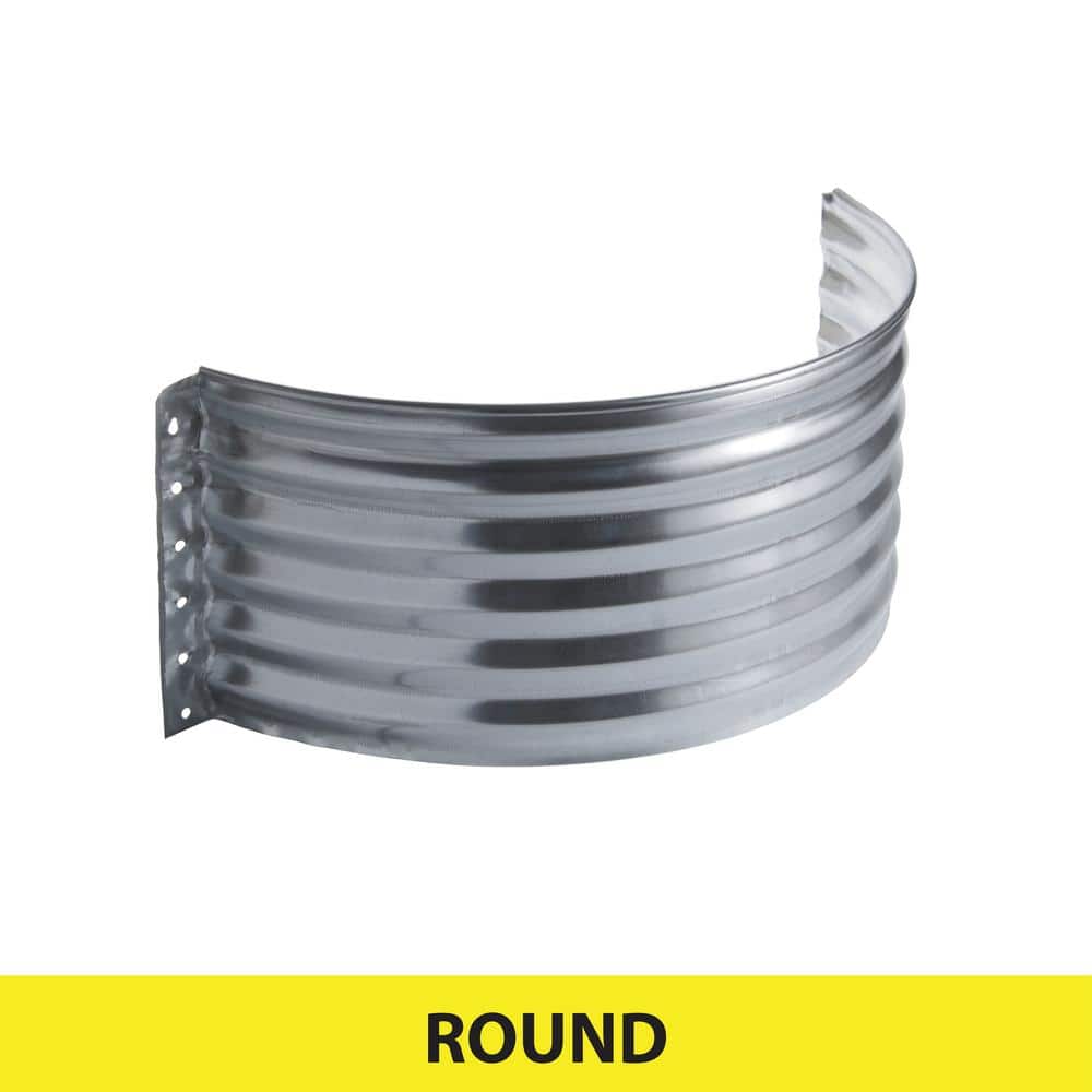 SHAPE PRODUCTS 37 in. W x 16 in. D x 18 in. H Steel Round Area Window ...