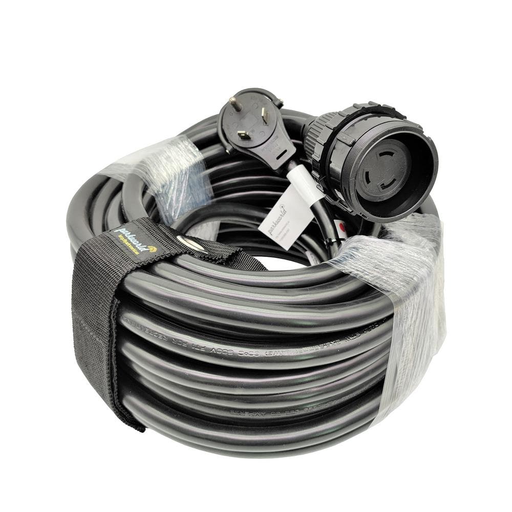 parkworld 100 ft. 10/3 RV 30 Amp 125-Volt TT-30P to L5-30R RV/Marine ...