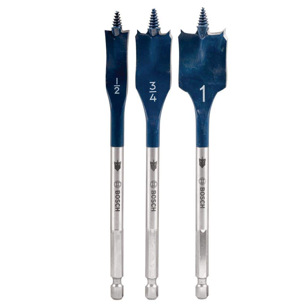 Bosch Daredevil Standard Spade Bit Set (3-Piece) DSB5003 - The Home Depot