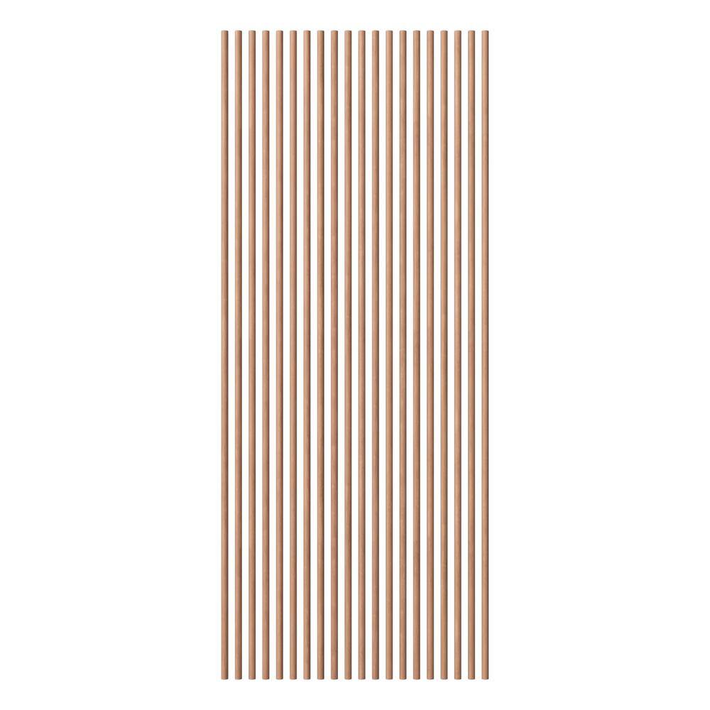 Ekena Millwork Heritage Premier Half Round 94.5 in. H x 1 in. W ...