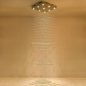 EDISLIVE Alexander 10-Light Chrome Statement Empire Chandelier with ...