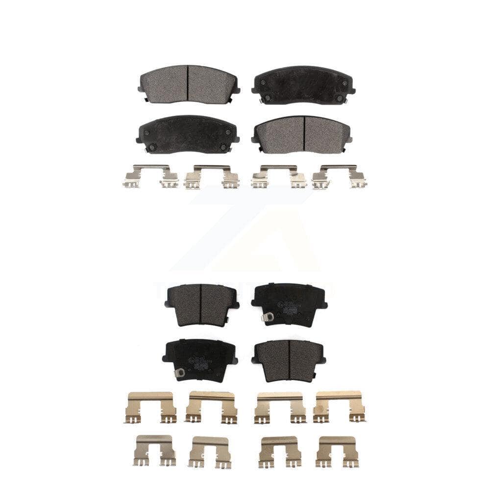 TEC Front Rear Ceramic Brake Pads Kit For Dodge Charger Chrysler 300 ...