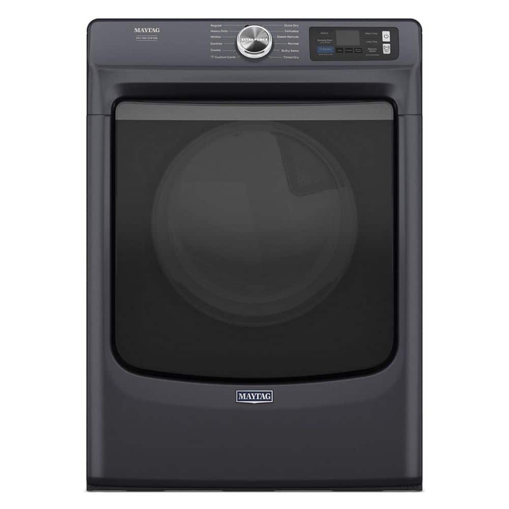 Maytag 7.4 cu. ft. Vented Front Load Stackable Electric Dryer in ...