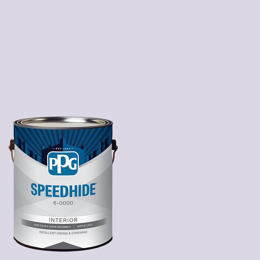 SPEEDHIDE 1 gal. PPG1247-3 Misty Violet Eggshell Interior Paint PPG1247 ...