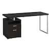 Cappuccino Computer Desk HD7143 - The Home Depot
