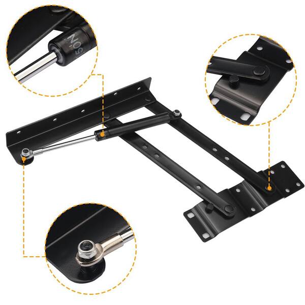 Angel Sar Heavy-Duty Folding Lift and Up Hinges, Lift Up Hydraulic ...