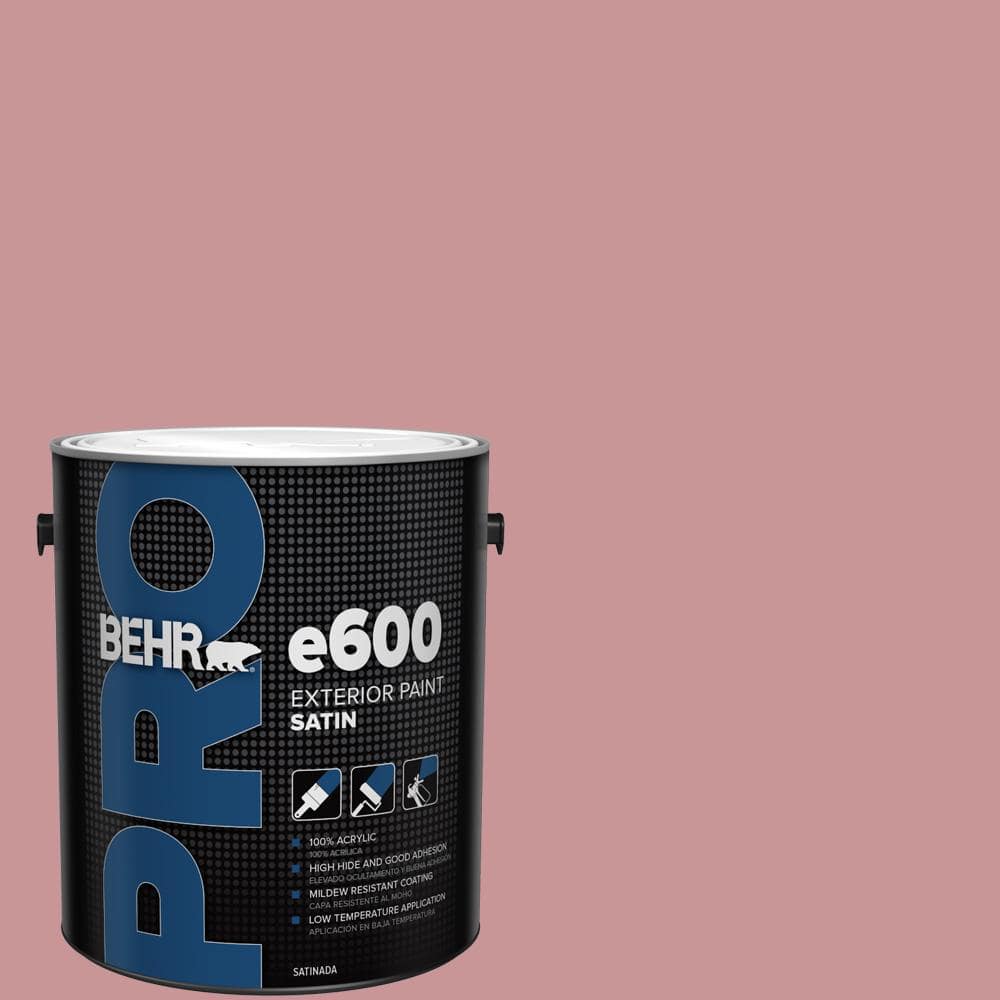 BEHR PRO 1 Gal. #S140-4A Dusty Rose Satin Exterior Paint PR64001 - The ...