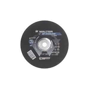 WALTER SURFACE TECHNOLOGIES ZIP Stainless 6 in. x 7/8 in. Arbor x 3/64 ...