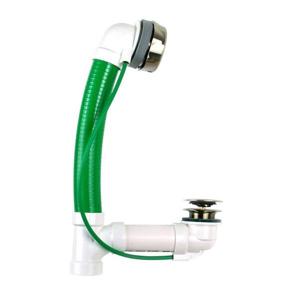 Watco Innovator CableFlex 948 48 in. Flexible PVC Bath Waste, Brushed ...