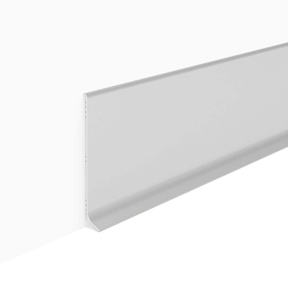 sunwings Matte Silver 3-1/8 in. x 84 in. x 1/2 in. Aluminum Skirting ...