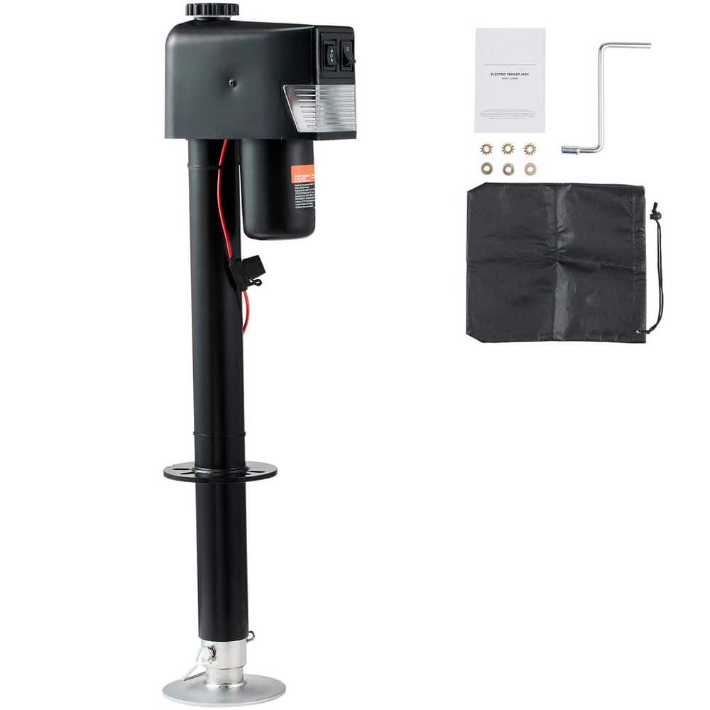 SKYSHALO Electric Trailer Jack, Power Tongue Jack Weight Capacity 3500 ...