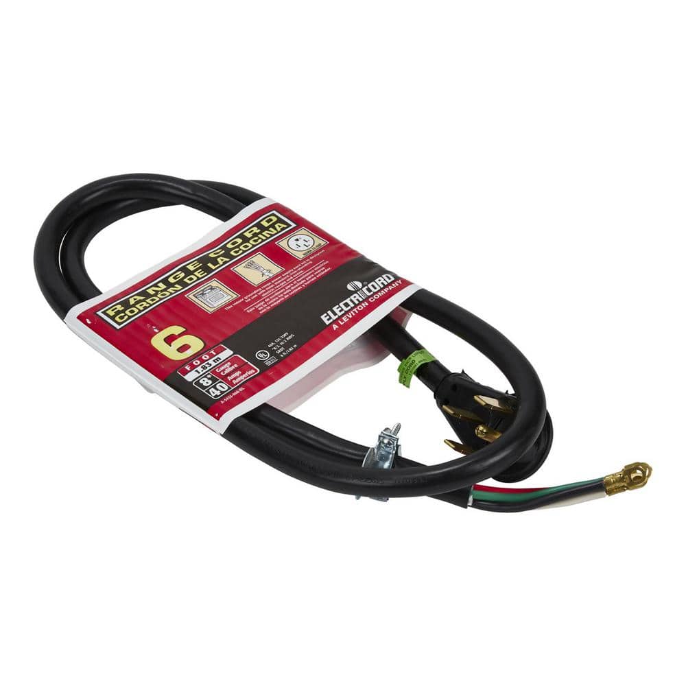 Whirlpool 6 ft. 4-Wire 40 Amp Range Cord PT600 - The Home Depot