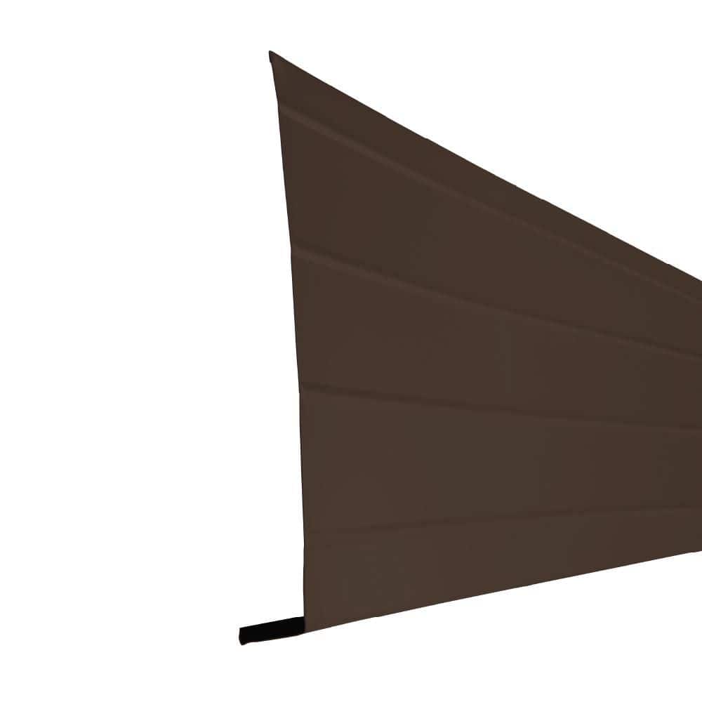 Amerimax Home Products 8 in. x 12 ft. Brown Aluminum Fascia Trim ...