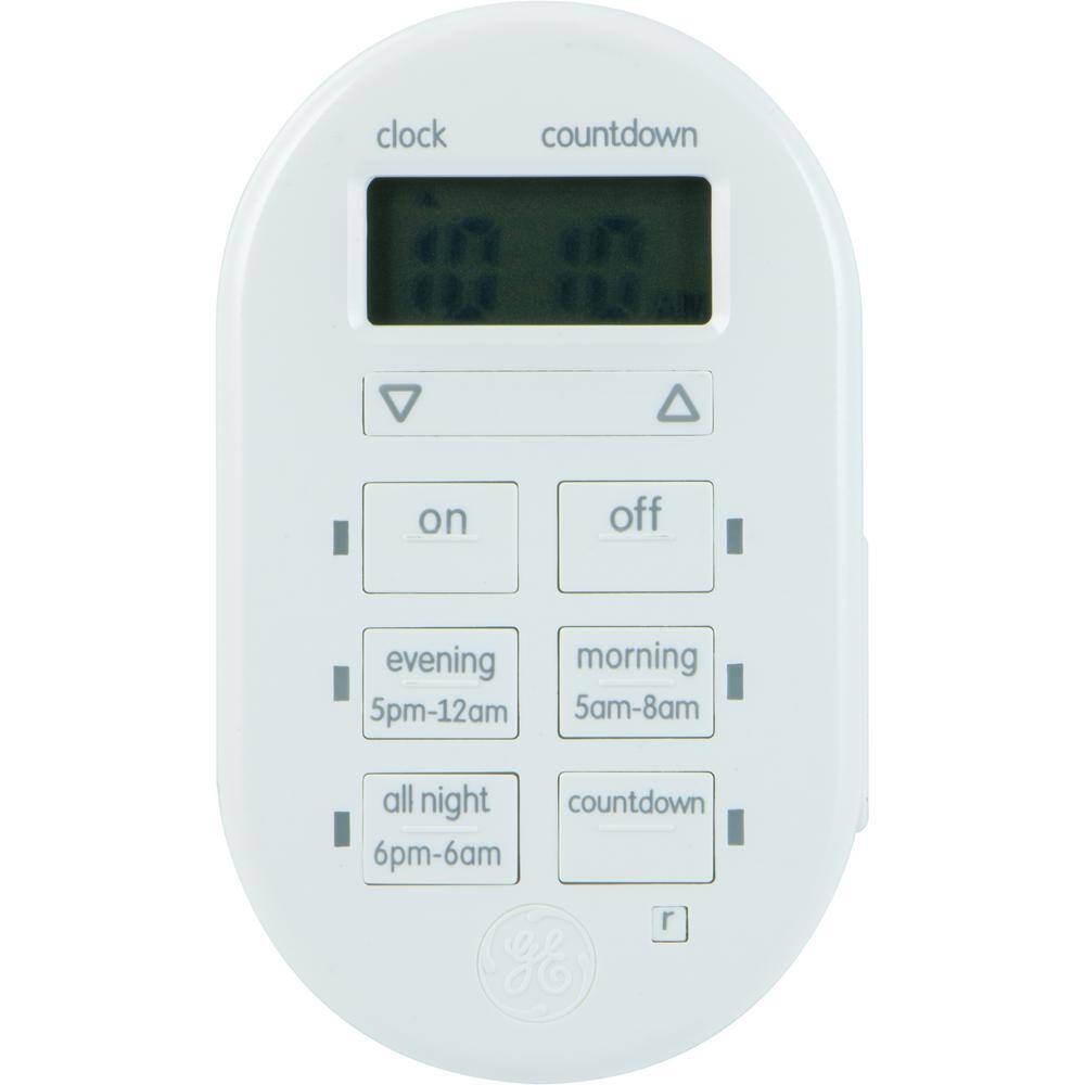 GE TouchSmart 15-Amp 6-Preset and 24-Hourly Settings Indoor Digital ...