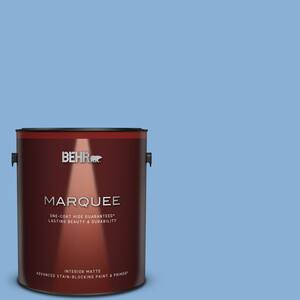 BEHR ULTRA 1 qt. #PPU15-12 Bluebird Extra Durable Eggshell Enamel ...