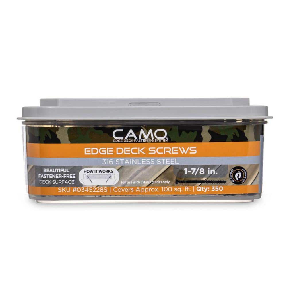 Have a question about CAMO 1-7/8 in. Stainless Steel Exterior Decking ...