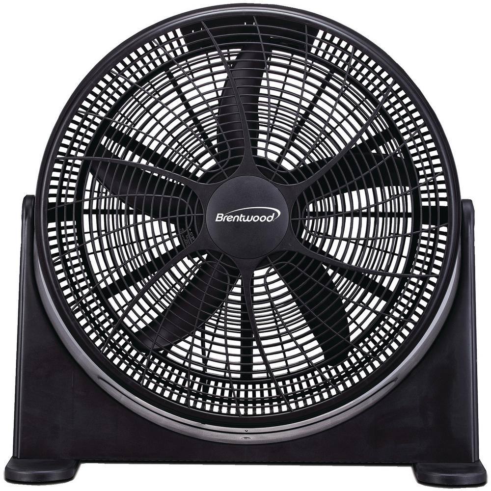 Brentwood 20 in. 3-Speed High-Velocity Floor Fan 98595718M - The Home Depot