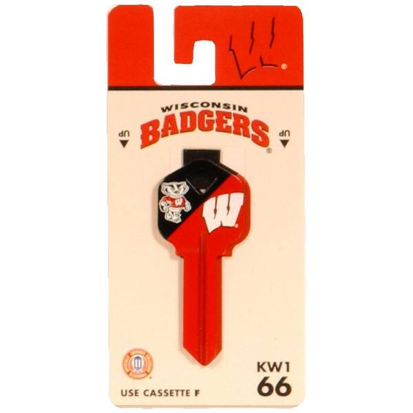 Hillman #66 NCAA Wisconsin Badgers Key Blank 89847 - The Home Depot