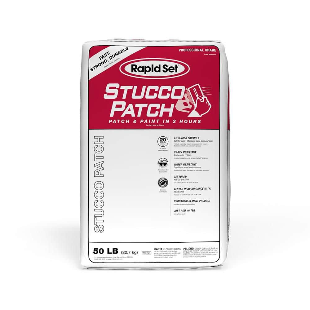 Rapid Set 50 lbs. Stucco Patch 02010050 - The Home Depot