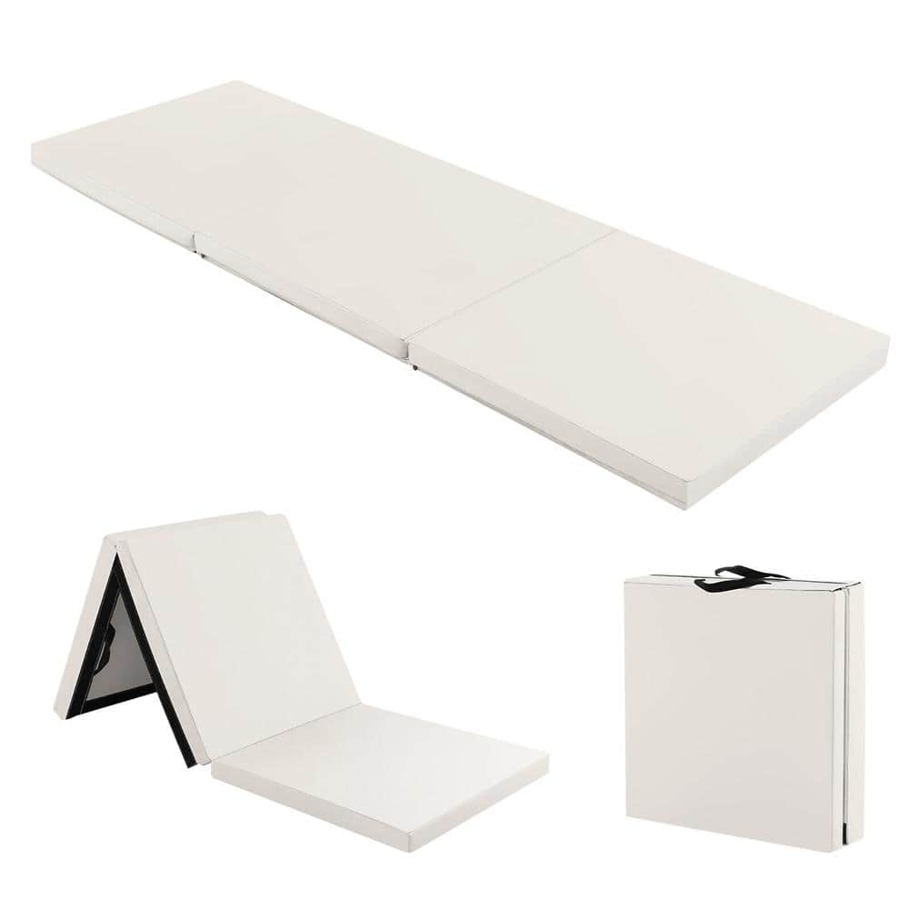 HONEY JOY Gray 24 in. W x 72 in. L x 2 in. T Foam Gym Flooring Mat (12 ...