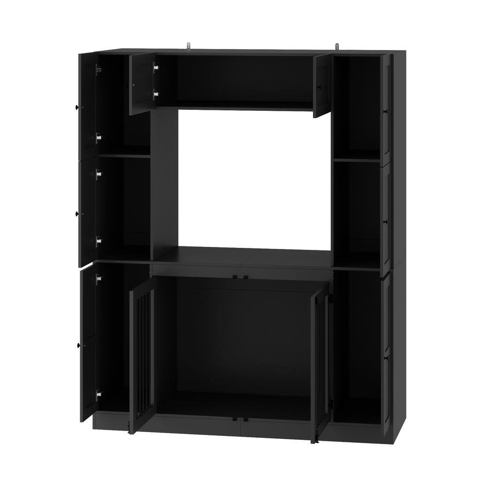 WIAWG Wooden Dog Kennel Furniture Style Dog Crate, Indoor Modern Dog ... WIAWG Wooden Dog Kennel Furniture Style Dog Crate, Indoor Modern Dog ...