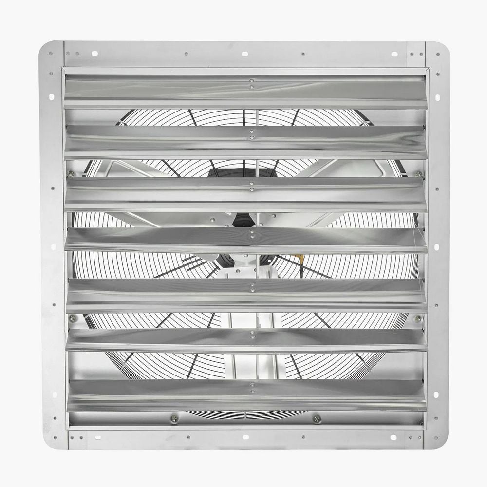 30 in. Wall Mounted Shutter Exhaust Fan with 6900 CFM Airflow, AC Motor ...
