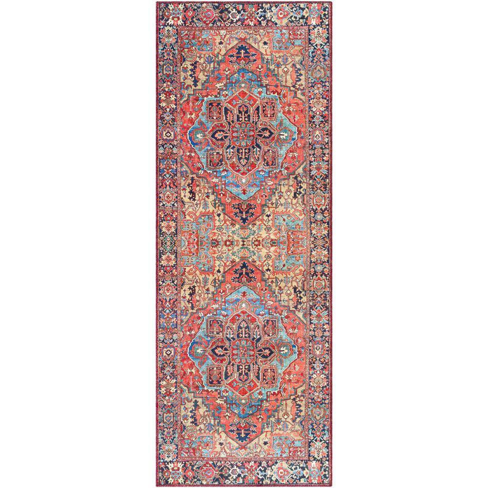 Livabliss Rhene Light Red 3 ft. x 12 ft. Indoor Area Rug S00161053272 ...