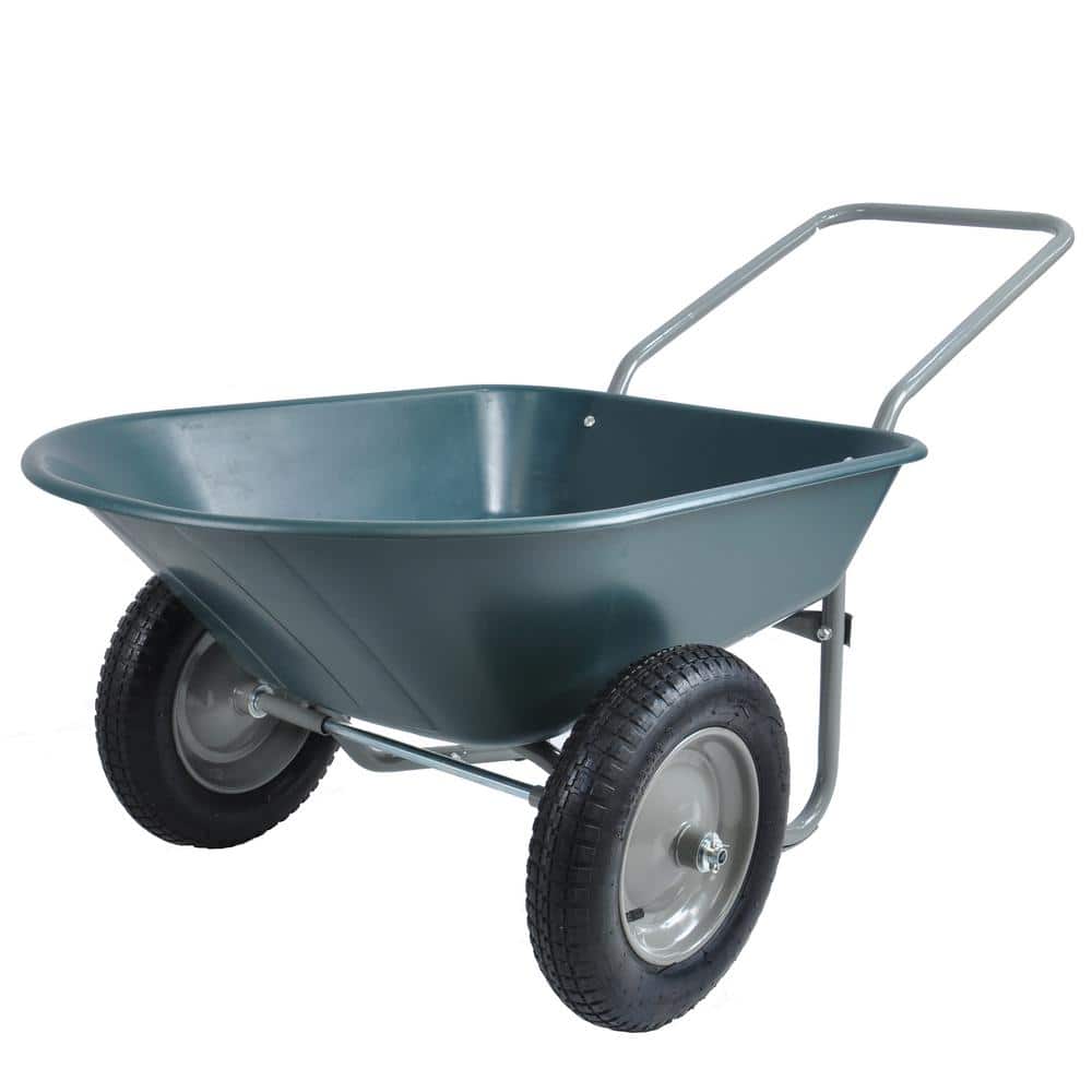Tatayosi 4 cu. ft. Abs Plus Steel(Q235) Garden Cart With 15 in ...